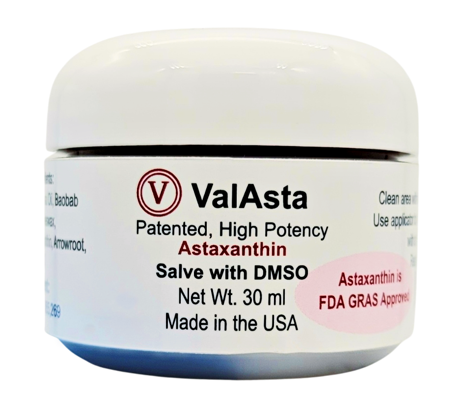 ValAsta Astaxanthin Salve with DMSO 30ML – Shangri-la Life